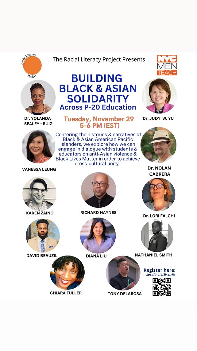 Black & Asian Solidarity: Racial Literacy Roundtable on November 29th ...
