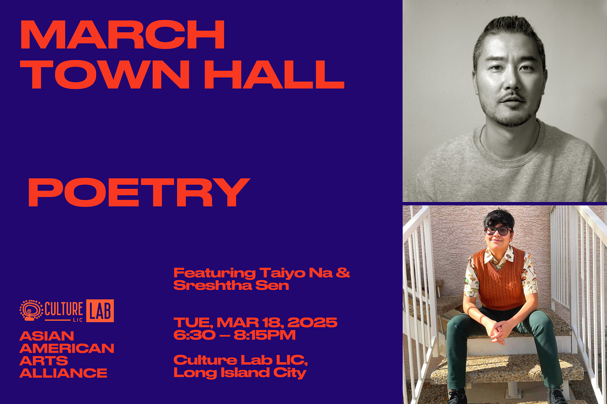 March Town Hall: Poetry - Asian American Arts Alliance